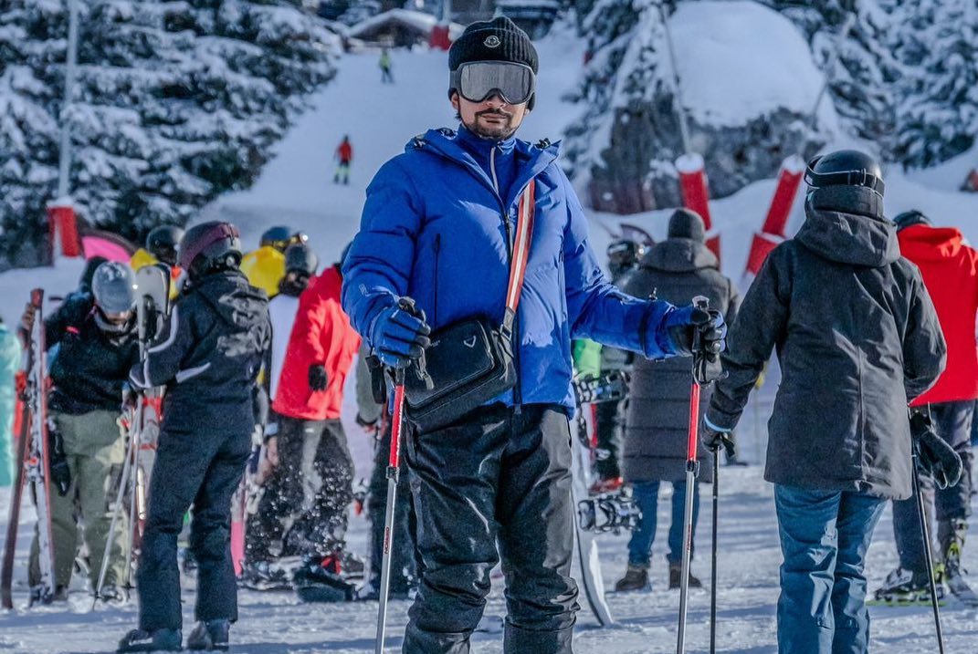 In Pictures: Sheikh Mana Goes Skiing In Courchevel | Harper's Bazaar Arabia