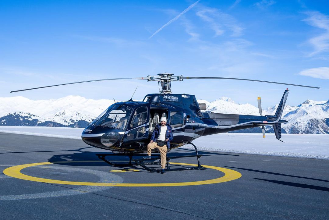 In Pictures: Sheikh Mana Goes Skiing In Courchevel | Harper's Bazaar Arabia