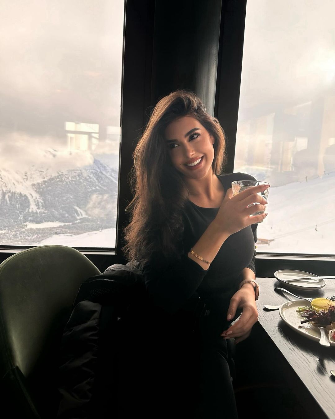 Yasmine Sabri In St. Moritz: The Egyptian Star Dazzles In Chic Après ...