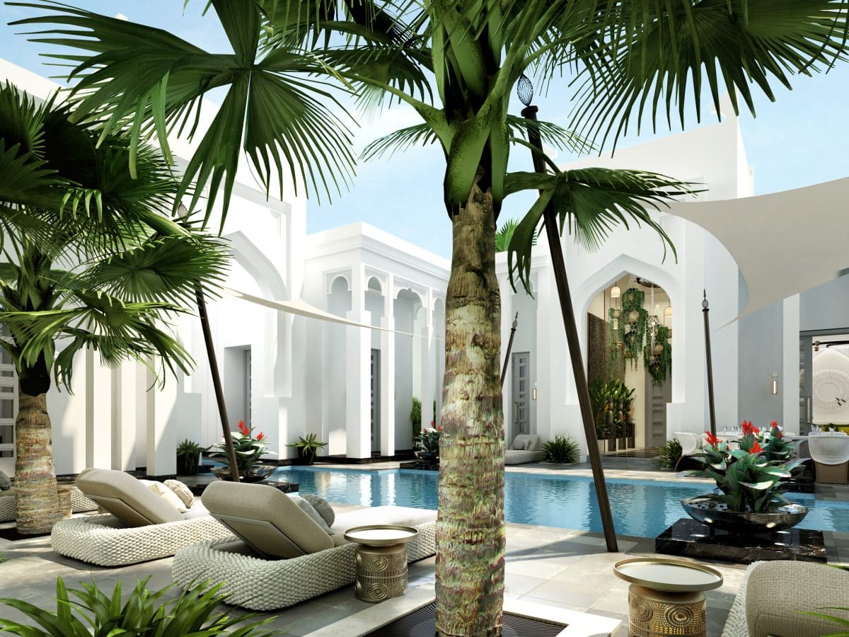 Inside Raffles Al Areen Palace Bahrain