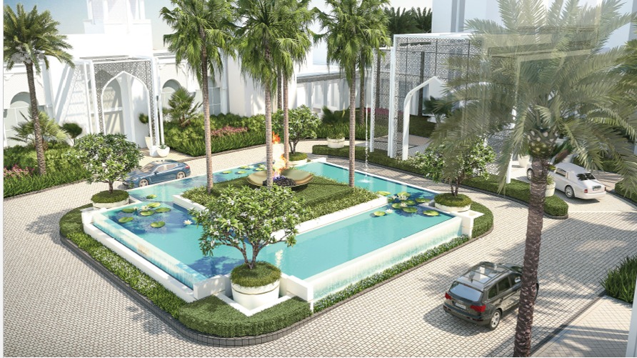 Inside Raffles Al Areen Palace Bahrain