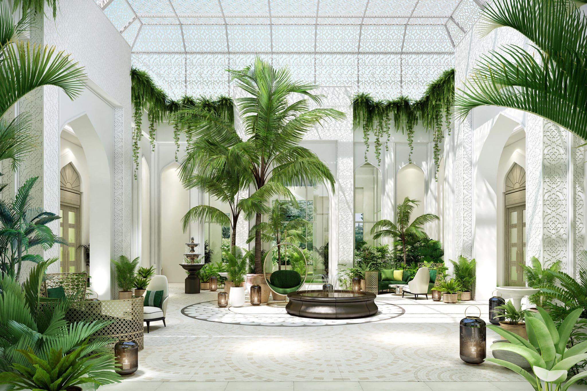 Inside Raffles Al Areen Palace Bahrain