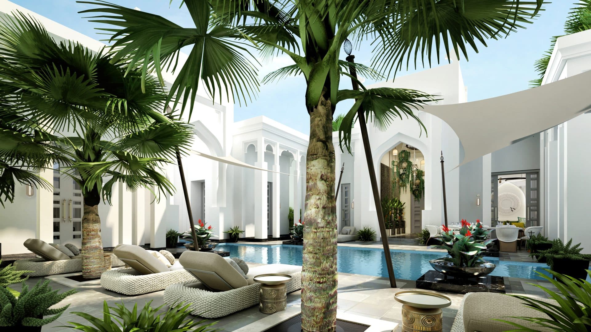 Inside Raffles Al Areen Palace Bahrain