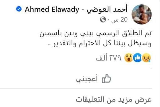 Why Did Yasmin Abdelaziz And Ahmed Elawady Get Divorced?