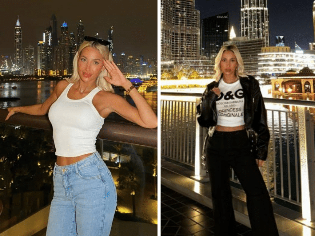 Model Roz is in Dubai And We’re Obsessed With Her Flying Fit