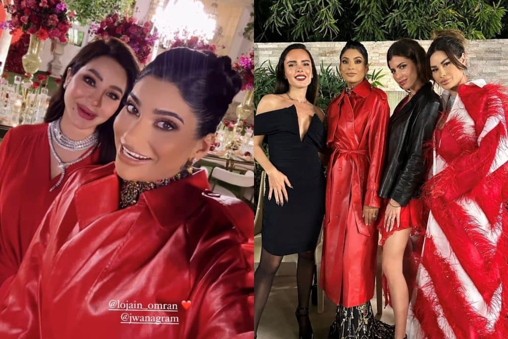 Inside Dubai Bling's Lojain Omran's Valentine's Day Party