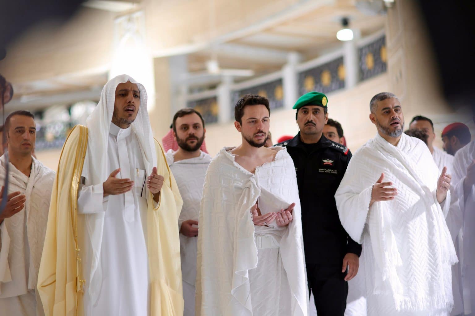 Crown Prince Al-Hussein of Jordan Performs Umrah