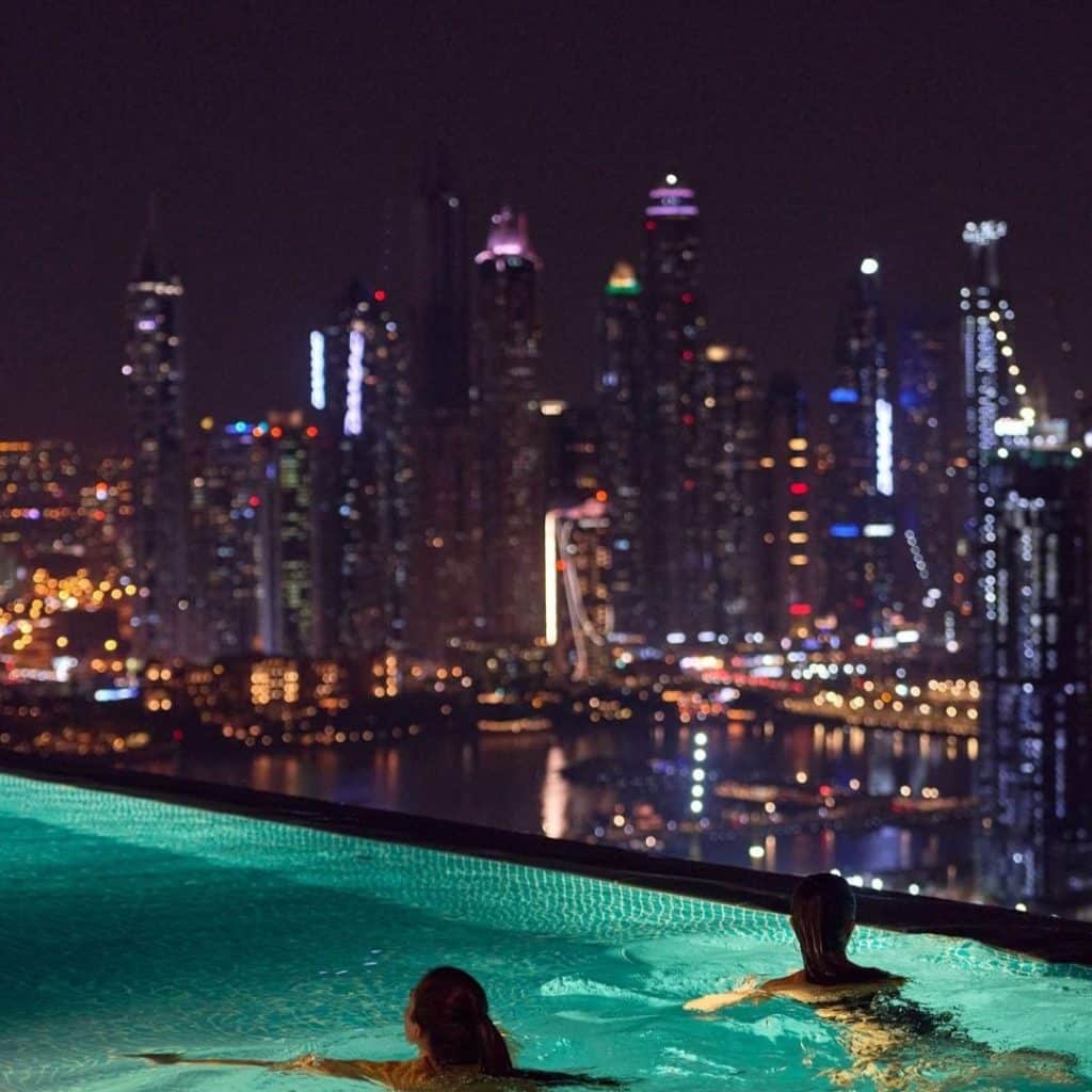 Night Swimming in Dubai: 5 Pools Open After Sunset