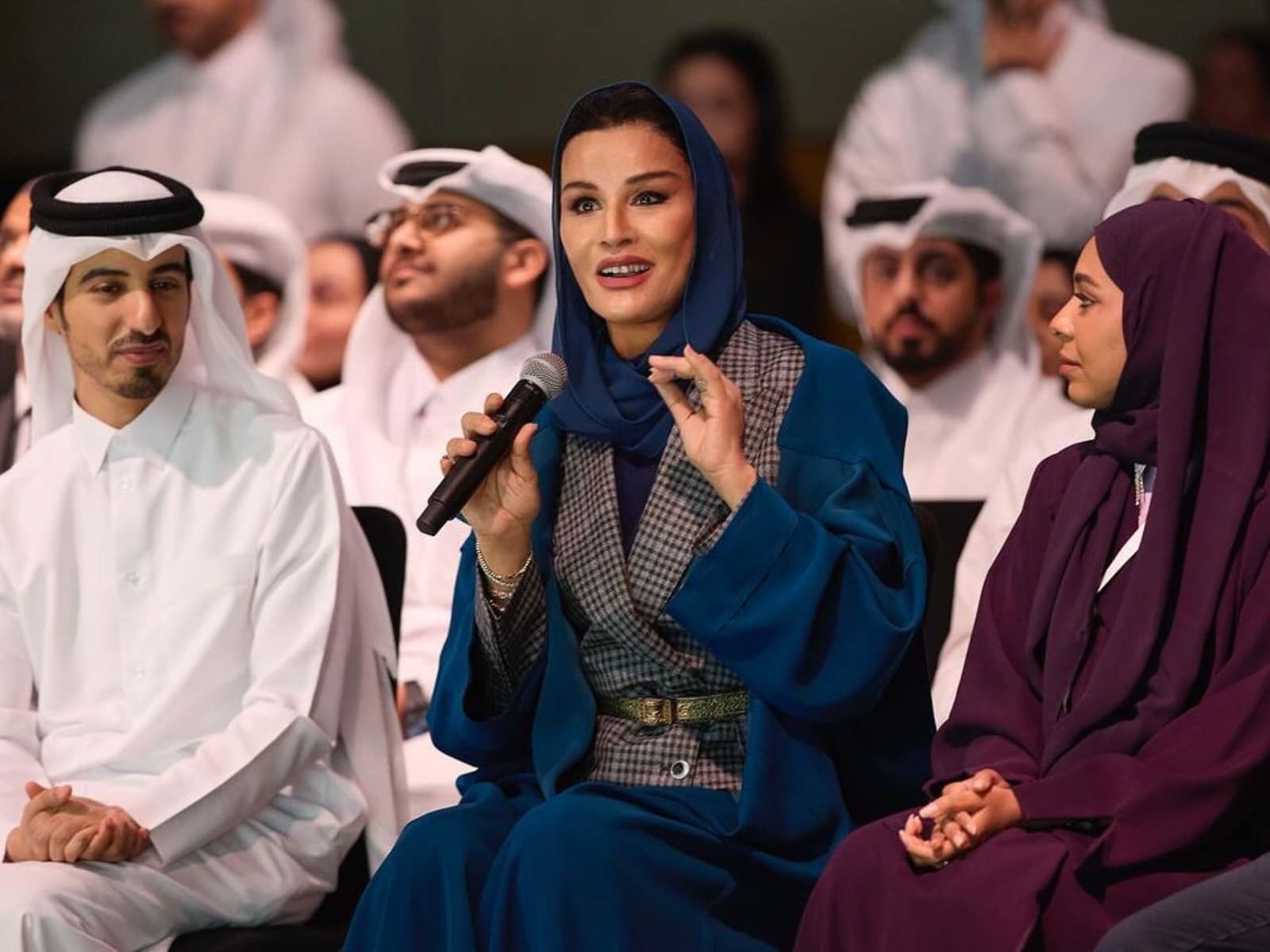 HH Sheikha Moza At Qatar Foundation’s Annual Alumni Forum