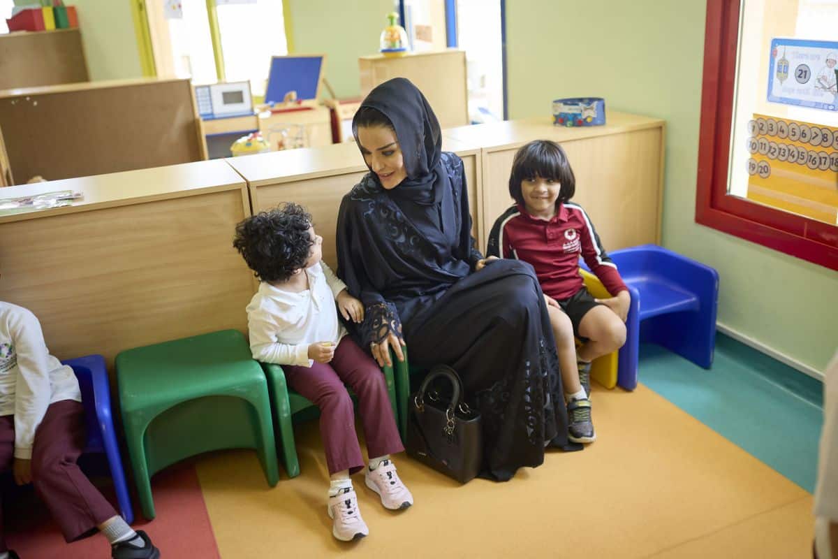 Qatar's HH Sheikha Moza Meets With US Autism Experts
