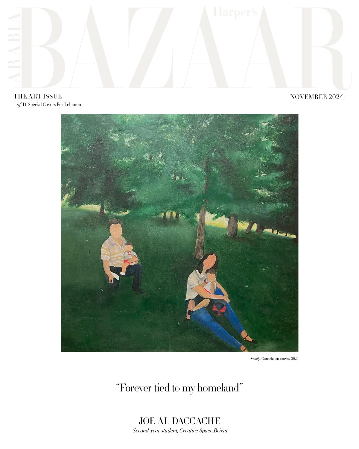 Harper's Bazaar Arabia Partners With Creative Space Beirut To Create A Series of Art Covers ...