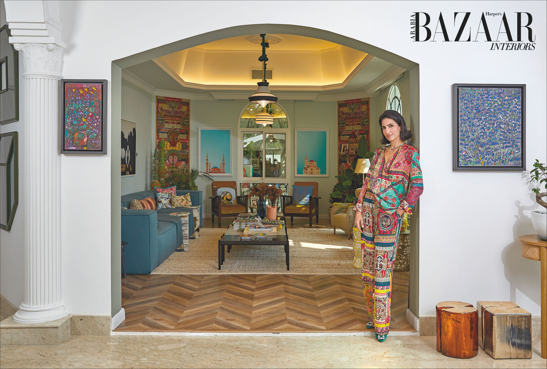 Inside Beirut Museum Of Art Co-Director Taline Aynilian Boladian's Dubai Home | Harper's Bazaar ...