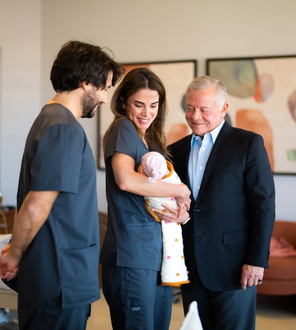 Queen Rania Announces That Princess Iman bint Abdullah Has Given Birth