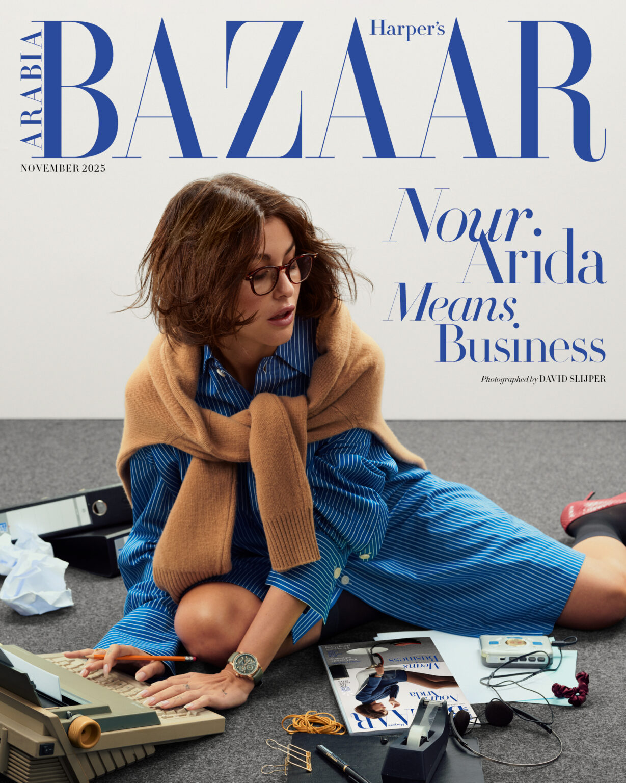 Nour Arida Is The Harper's Bazaar Arabia November 2025 Issue Cover Star - Harper's Bazaar Arabia