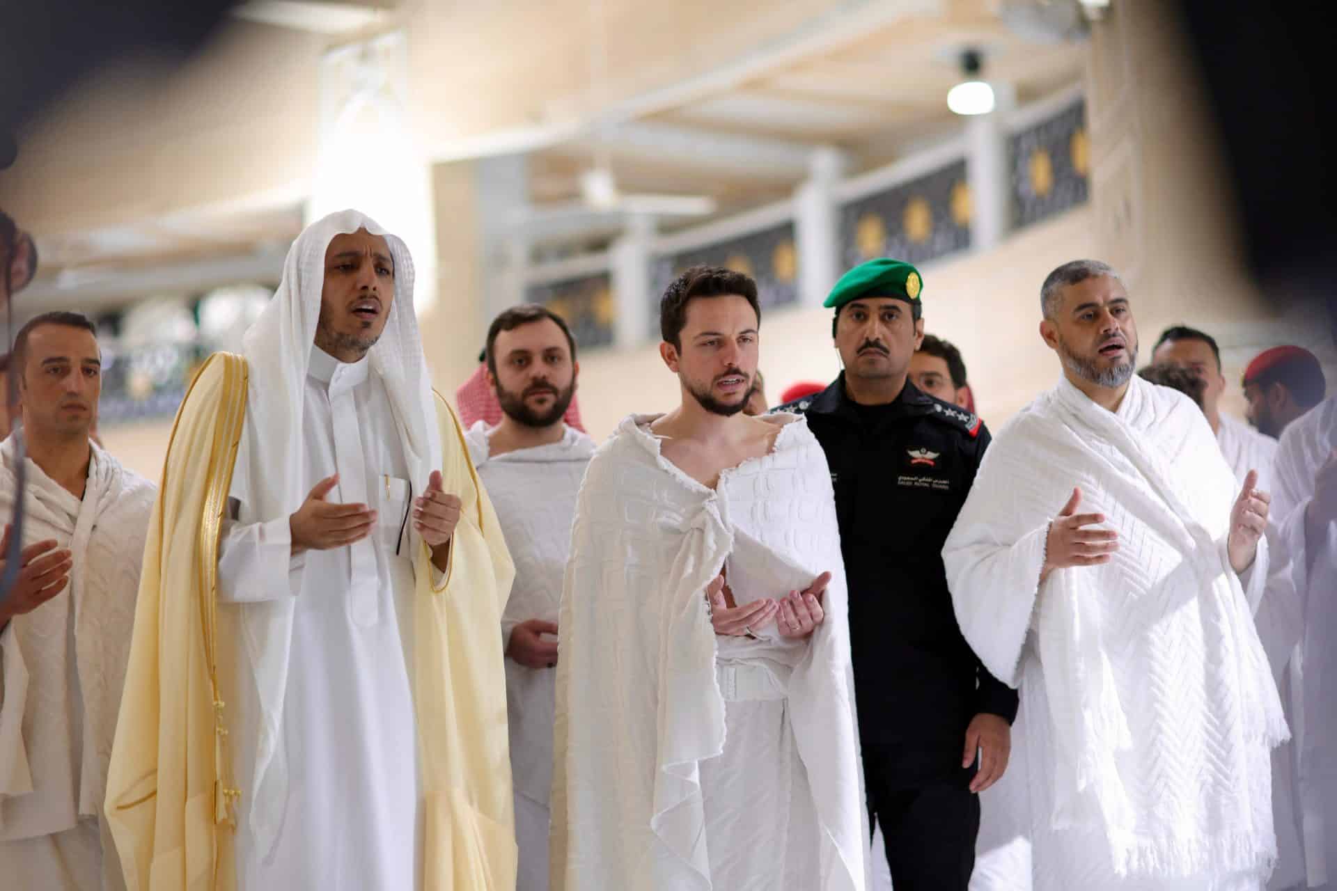 Crown Prince Al-Hussein of Jordan Performs Umrah