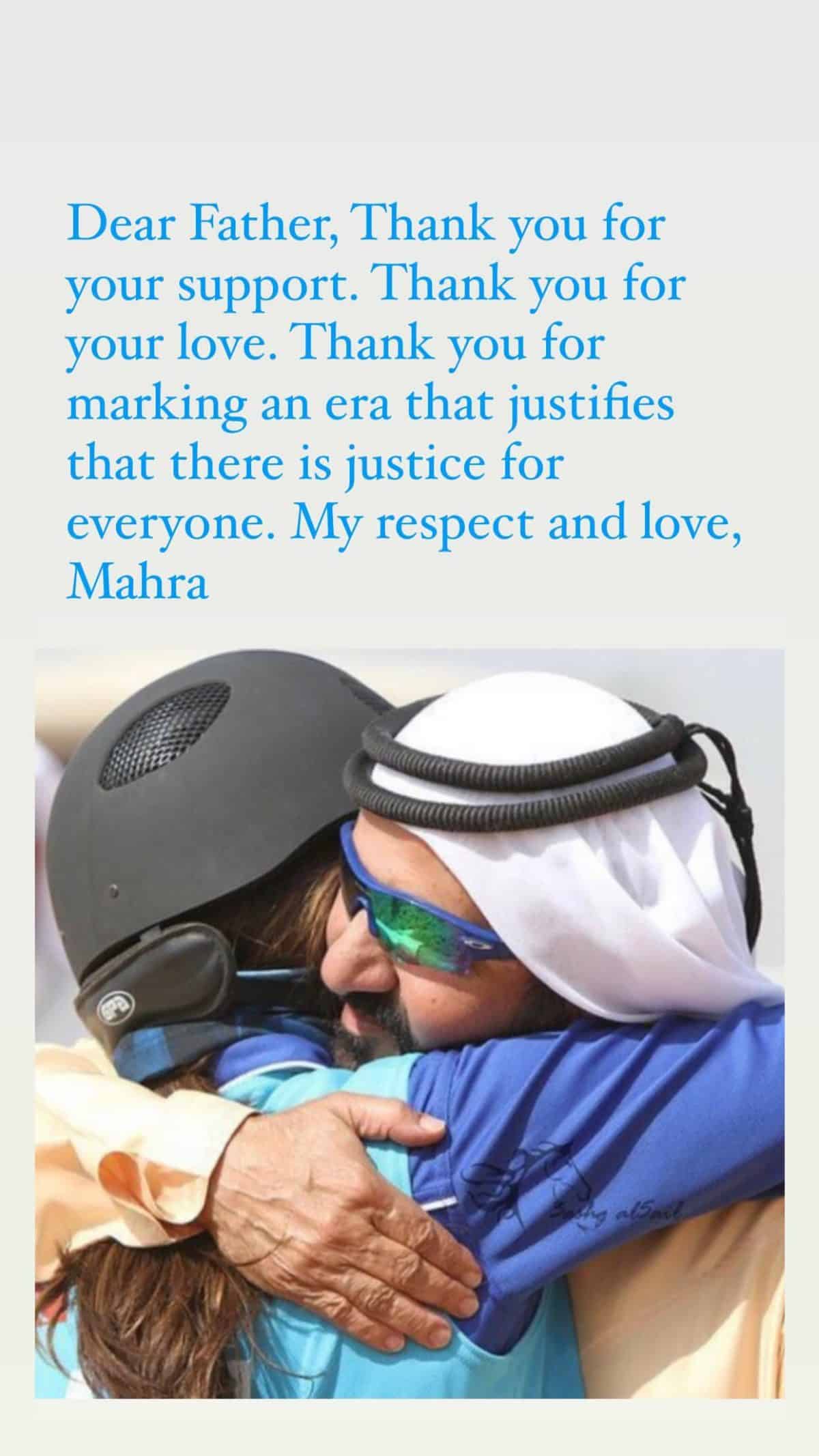 What does Sheikha Mahra’s Message Mean?